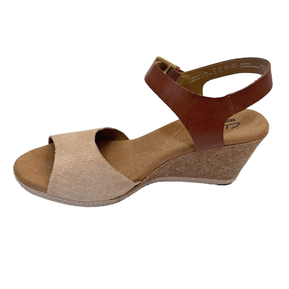 Clarks Collection Helio Jet Wedge Sandals Size 8.5m W… - Gem